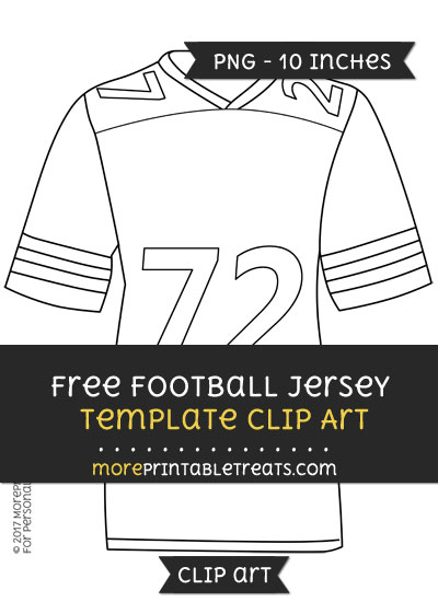 Football Jersey Template Clipart