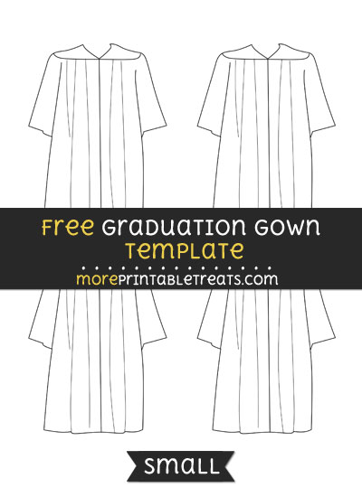 Graduation Gown Template Small