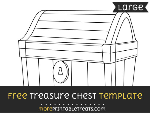 Treasure Chest Template Large